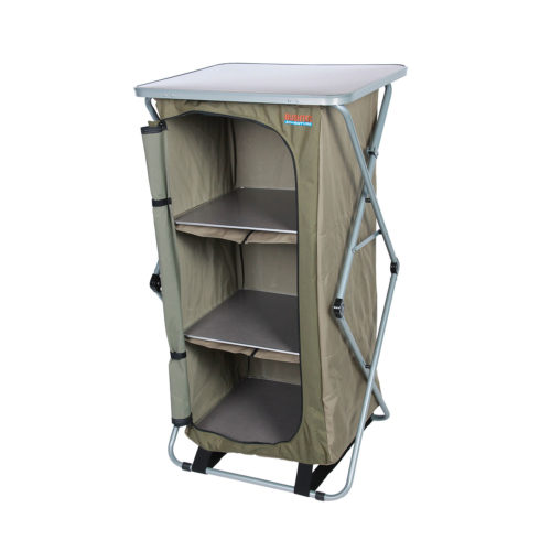 Sierra 4 Shelf Single Camp Cupboard » Bushtec Adventure