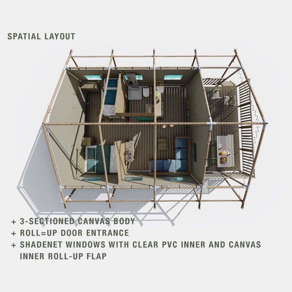 Glamp Cabin 1 Package » Bushtec Adventure